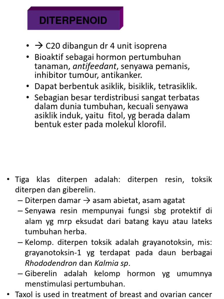 Terpenoid Lanjutan 2023 | PDF