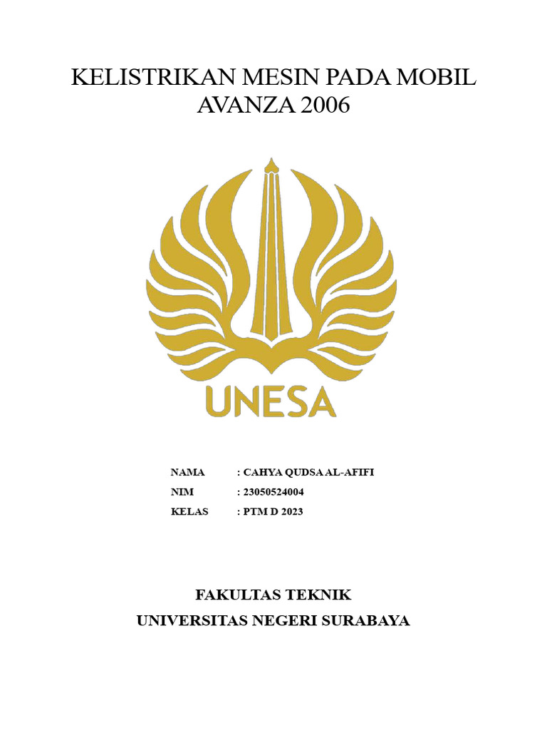 Skema Kelistrikan Mobil Avanza 2006 | PDF | Sains & Matematika | Komputer