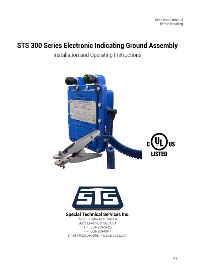 Installation and Operating Manual R7 | PDF | Electrical Wiring | Switch