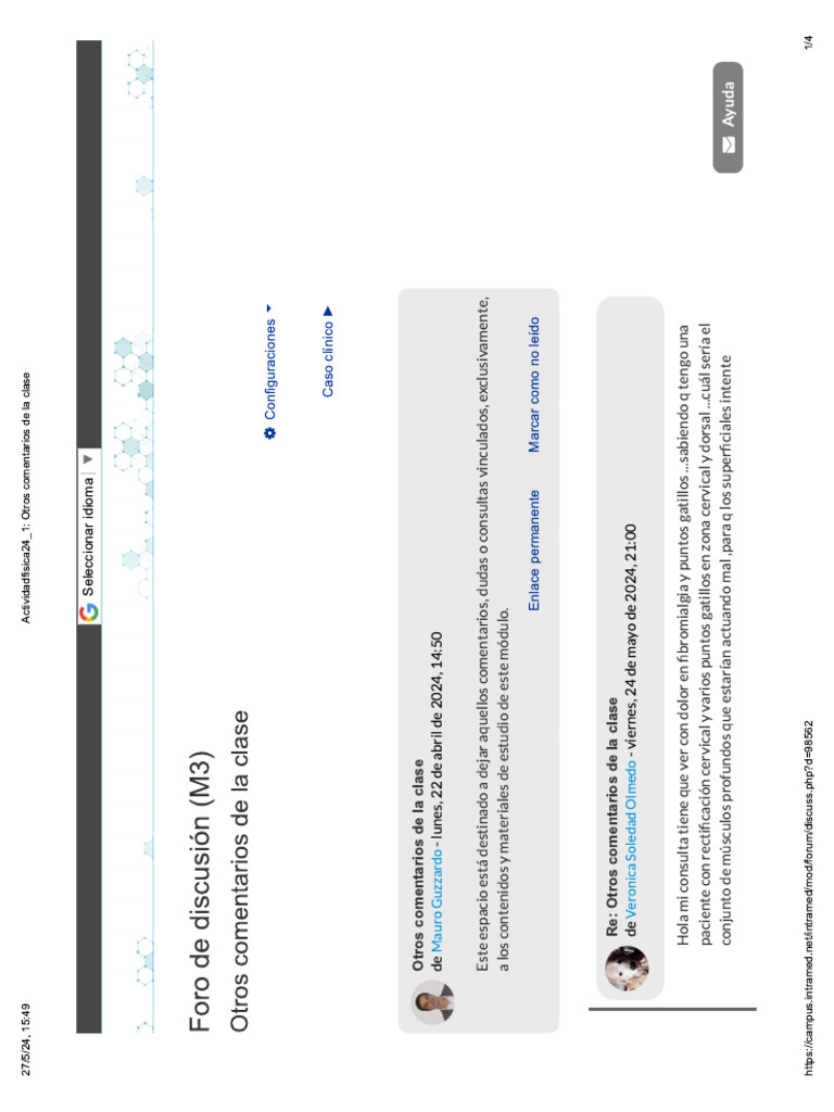 Actividadfísica24 - 1 - Otros Comentarios de La Clase M3 | PDF