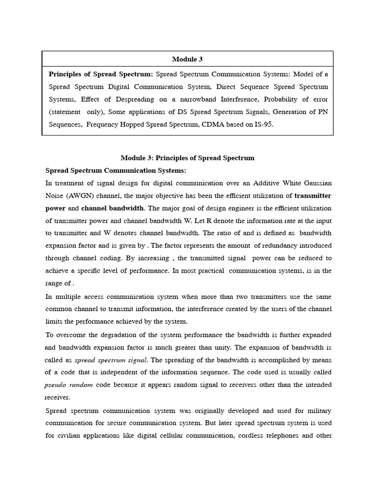 21EC51_DC_Module_3 | Download Free PDF | Modulation | Ieee 802.11