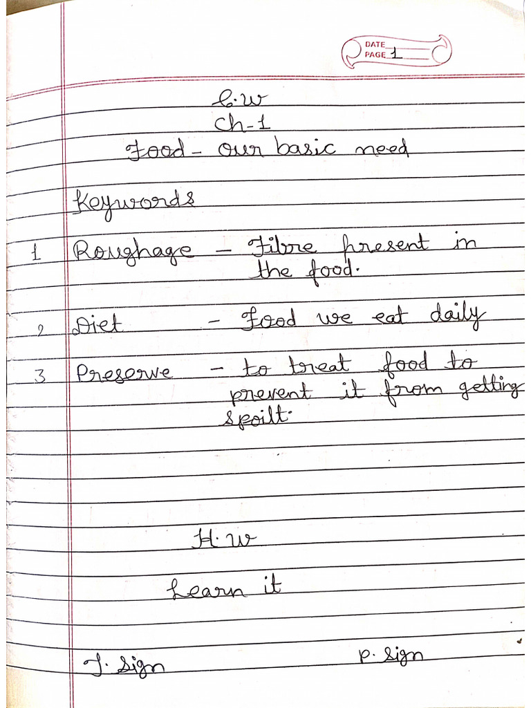 E V S Class 4th Copy Work Pdf Pdf