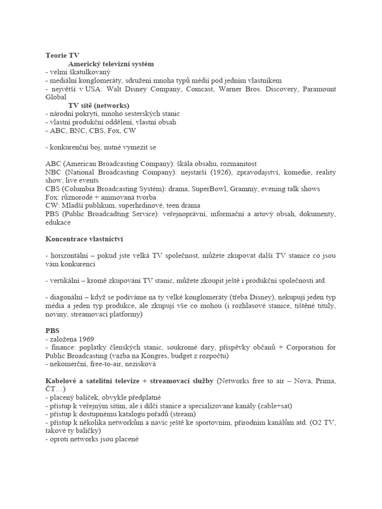 Americký TV Systém | PDF
