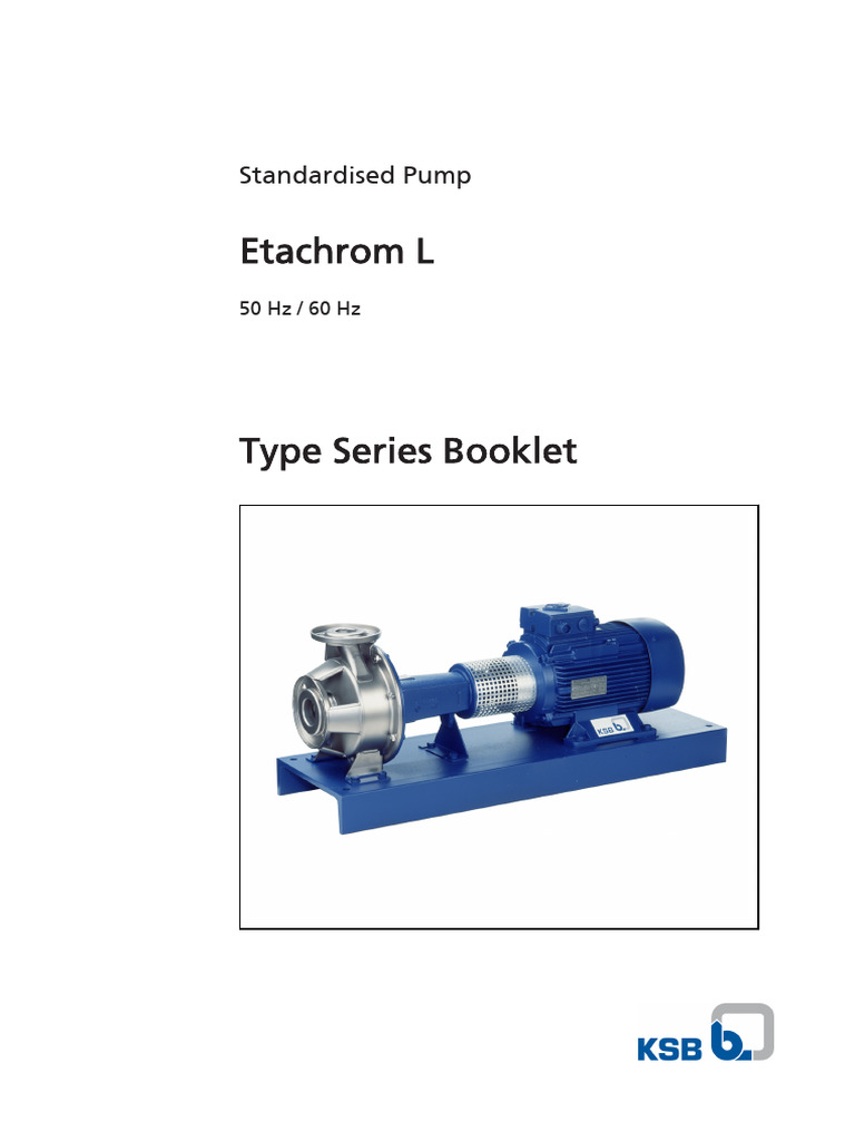 KSB (Pump Selection) | PDF | Pump | Bearing (Mechanical)