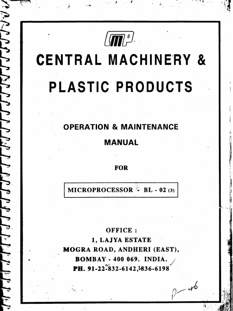 CMP Manual | PDF | Electrical Connector | Thermocouple