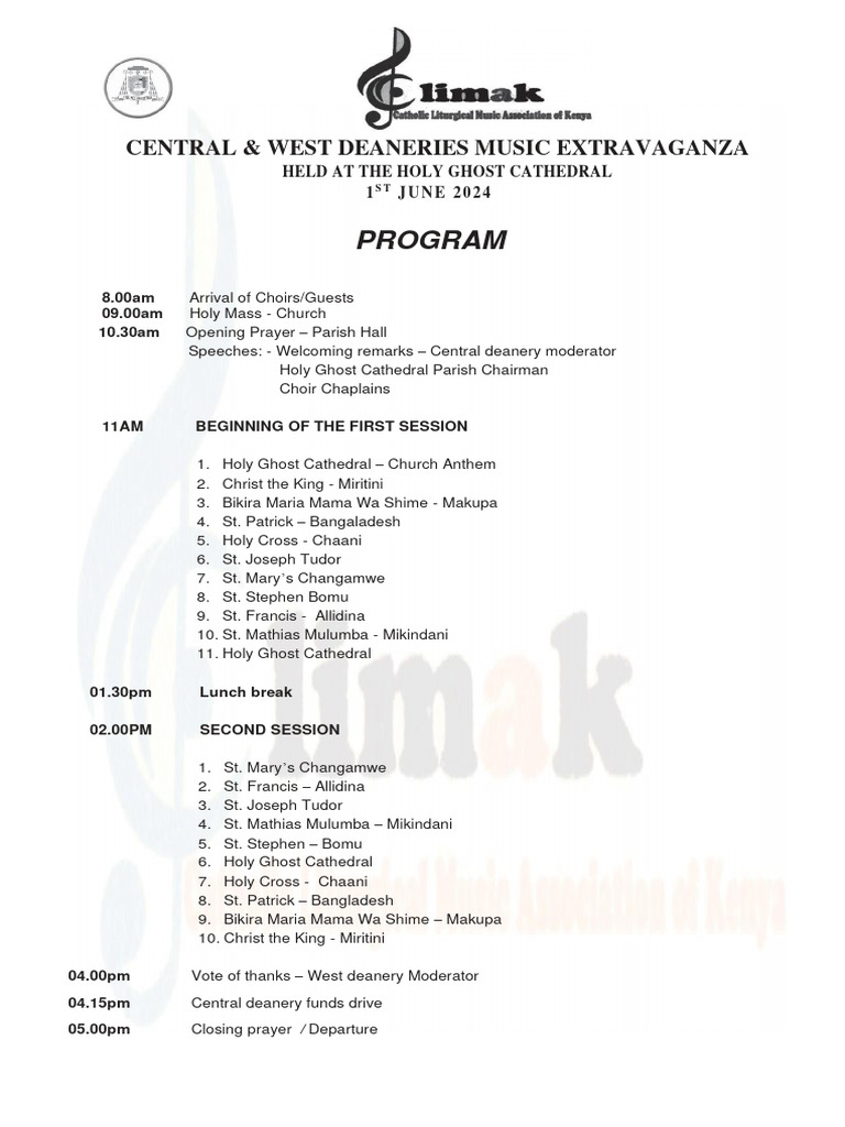 Extravaganza Program - 01ST June | PDF