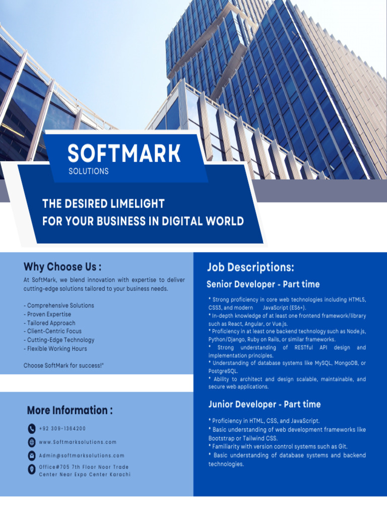 SoftMark: Innovative Tech Solutions | PDF | Web Development | Software ...