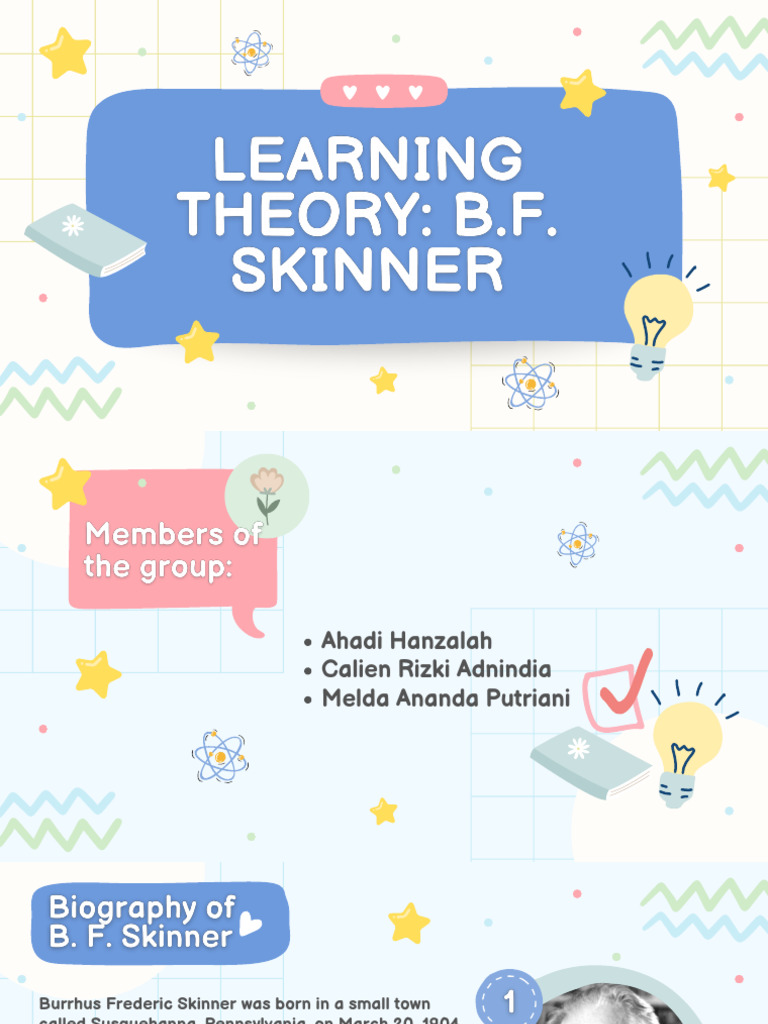 Teori Belajar B.F. Skinner | PDF | Reinforcement | Behaviorism