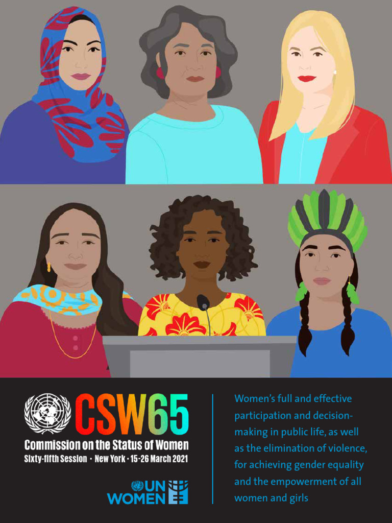 Unwomen - csw65 Brochure en | PDF | Gender Equality | Gender Studies