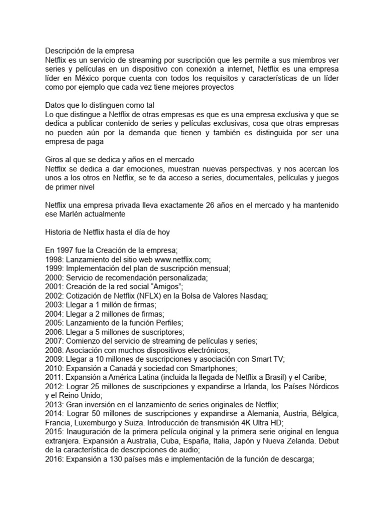 En Blanco 2 | PDF | Netflix | Streaming Media