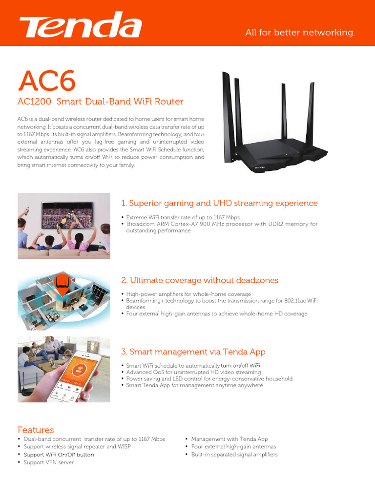 AC6 - Datasheet (For Egypt) | PDF | Wi Fi | Ieee 802.11