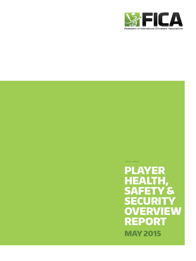 FICA Health Safety and Security Report v6. 28 May 15 | PDF | Risk ...
