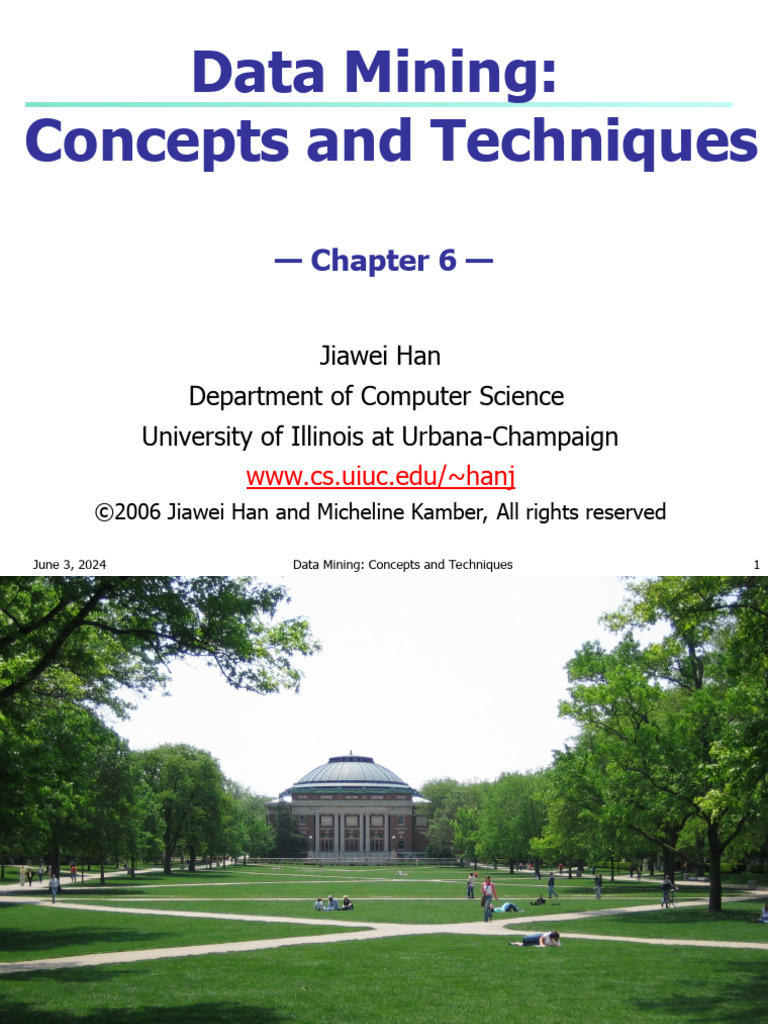 Data Mining: Concepts and Techniques: - Chapter 6 | PDF | Statistical Classification | Support ...