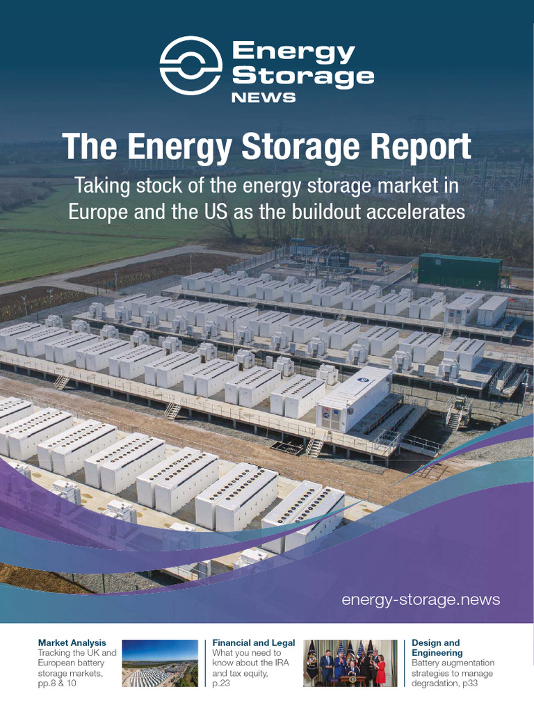 Energy Storage Report 2024 | PDF | Lithium Ion Battery | Energy Storage