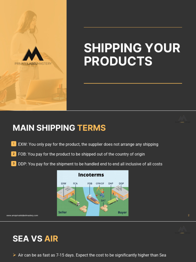 Essential Shipping Terms for Products | PDF | Business