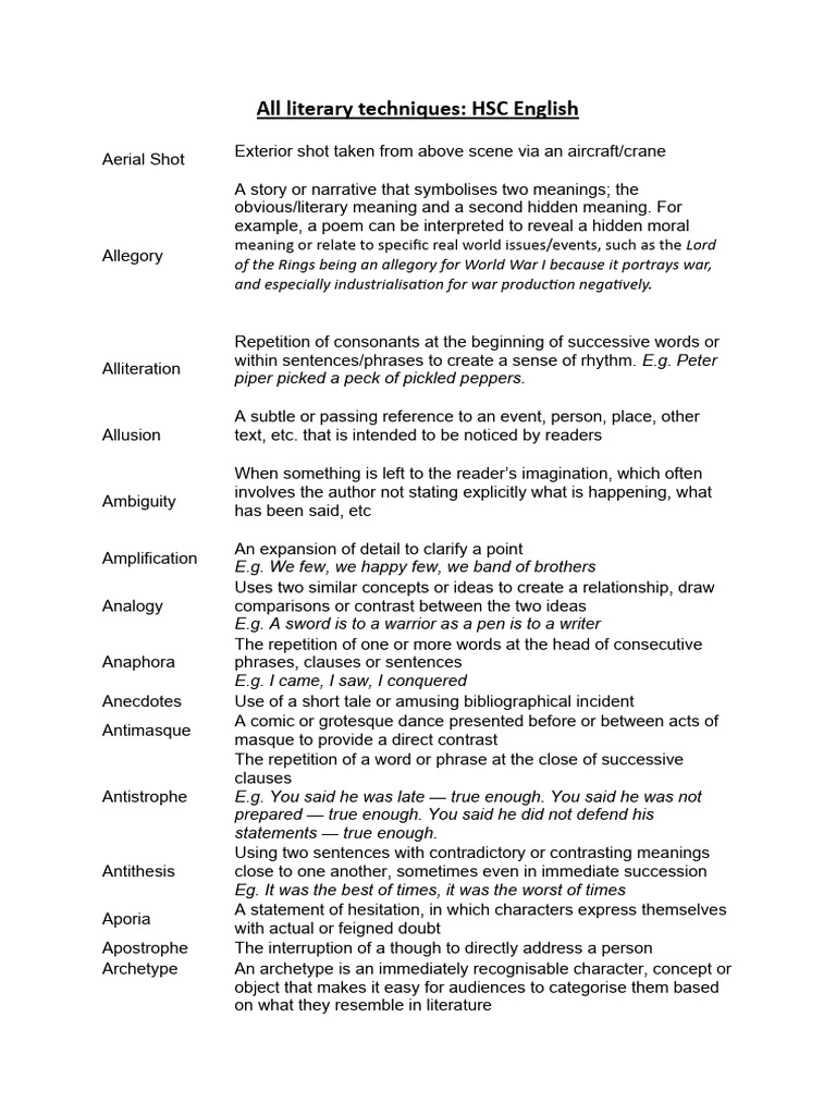 Year 12 Book Summaries For HSC | PDF | The Tempest