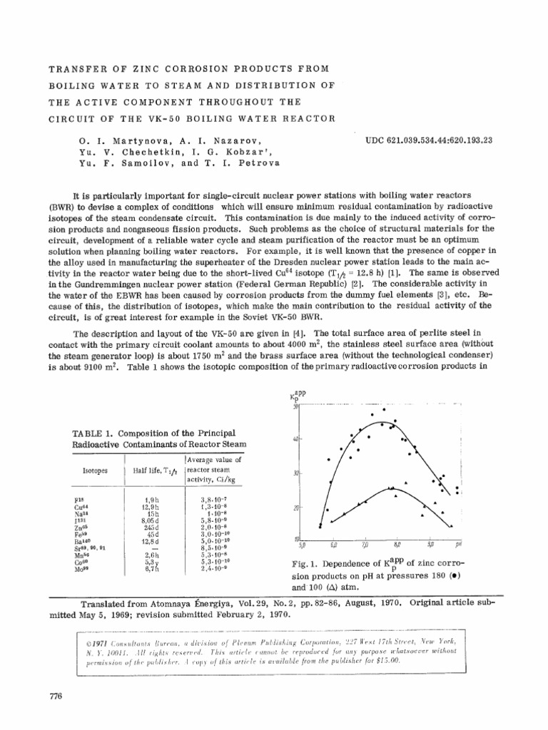 Reactor: UDC 621.039.534.44:620.193o23 | PDF | Energy Technology ...