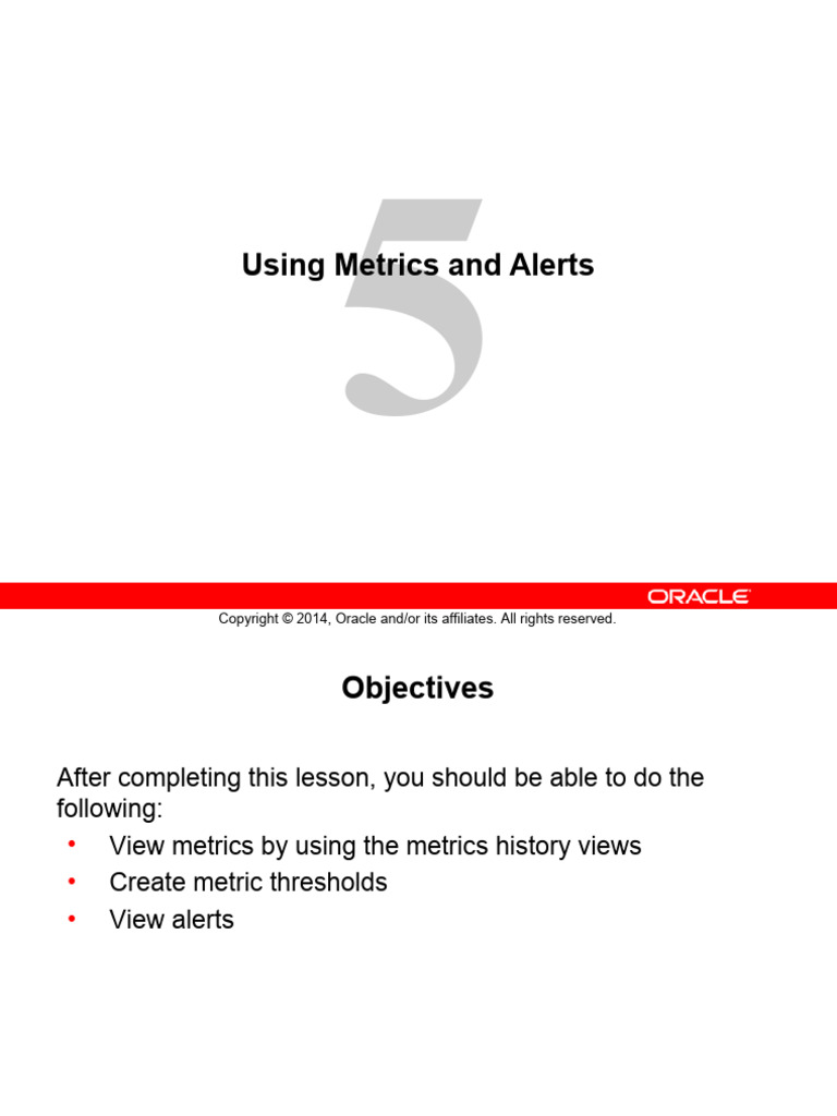 D79236GC10 Les05 | PDF | Oracle Corporation | All Rights Reserved