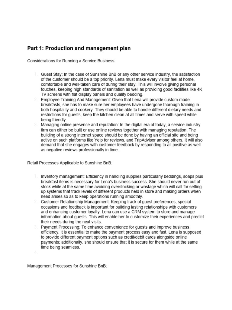 Sunshine BnB Management Strategies | PDF | Debt | Investing