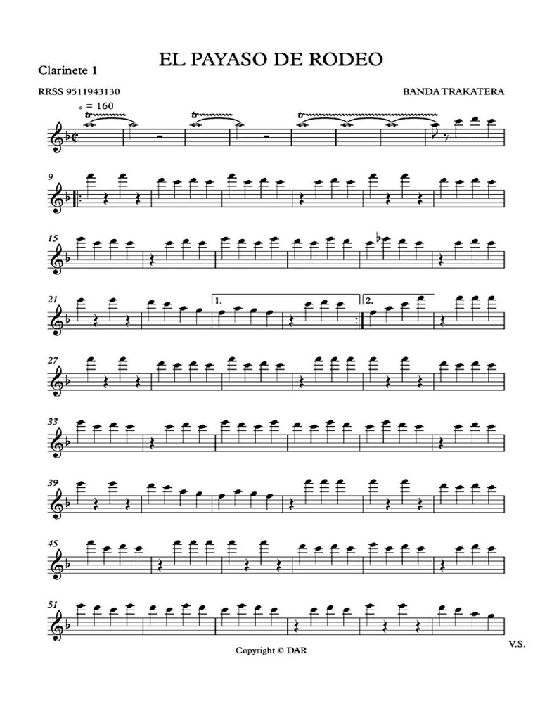 El Payaso de Rodeo - Banda La Trakatera | PDF