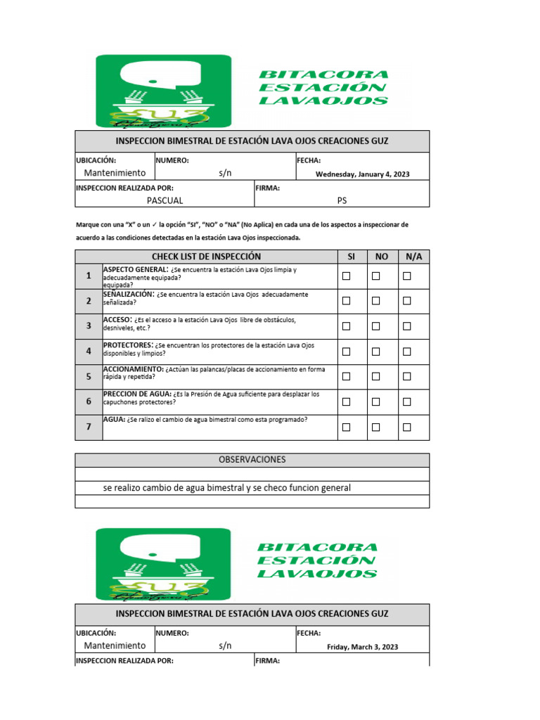 Bit A Cora Lava Ojos | PDF
