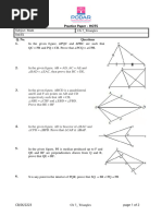 Case Study - Chapter 6 | PDF | Triangle | Angle