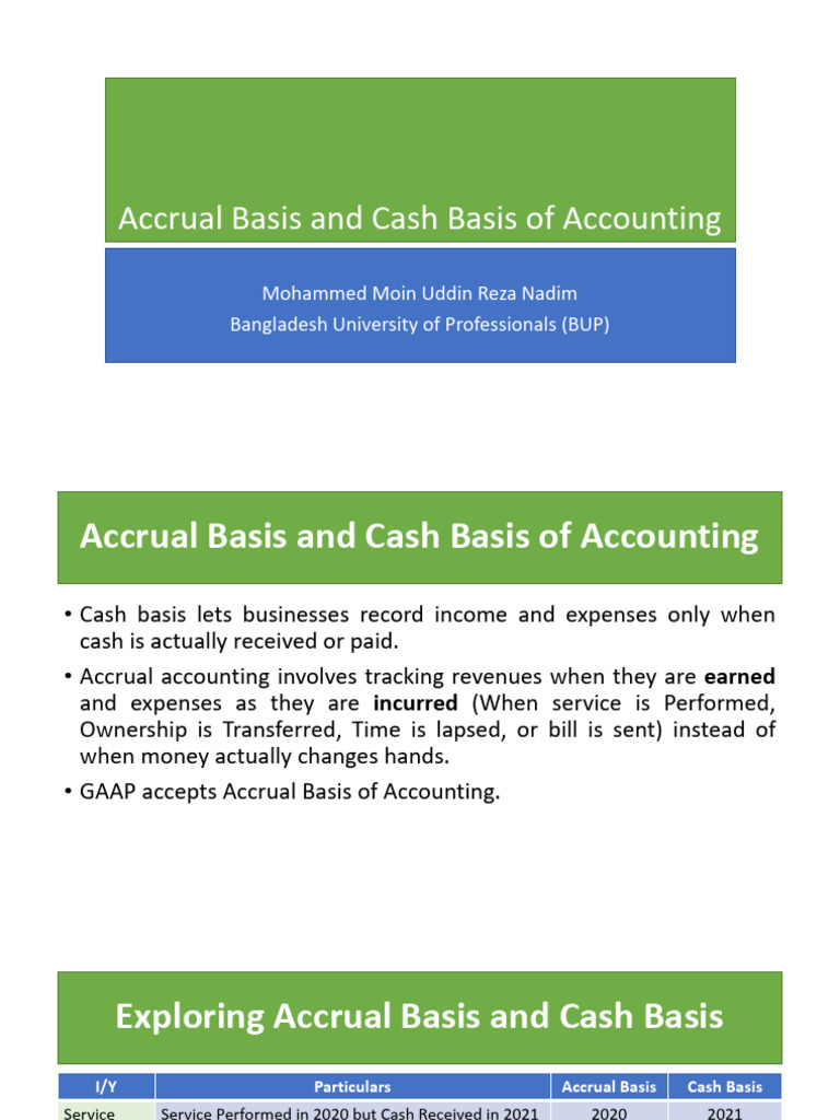 Lecture 5 | PDF | Debits And Credits | Basis Of Accounting