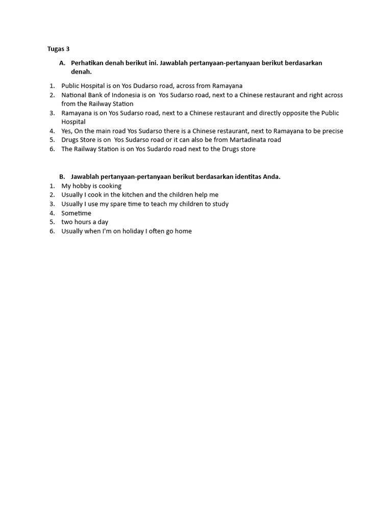 Tugas 3 Bhs Inggris | PDF