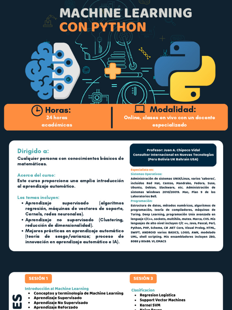 Curso de Machine Learning con Python | PDF | Aprendizaje automático ...