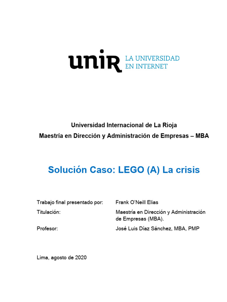 Estrategias para superar la crisis de LEGO | PDF | Business | Mercado ...