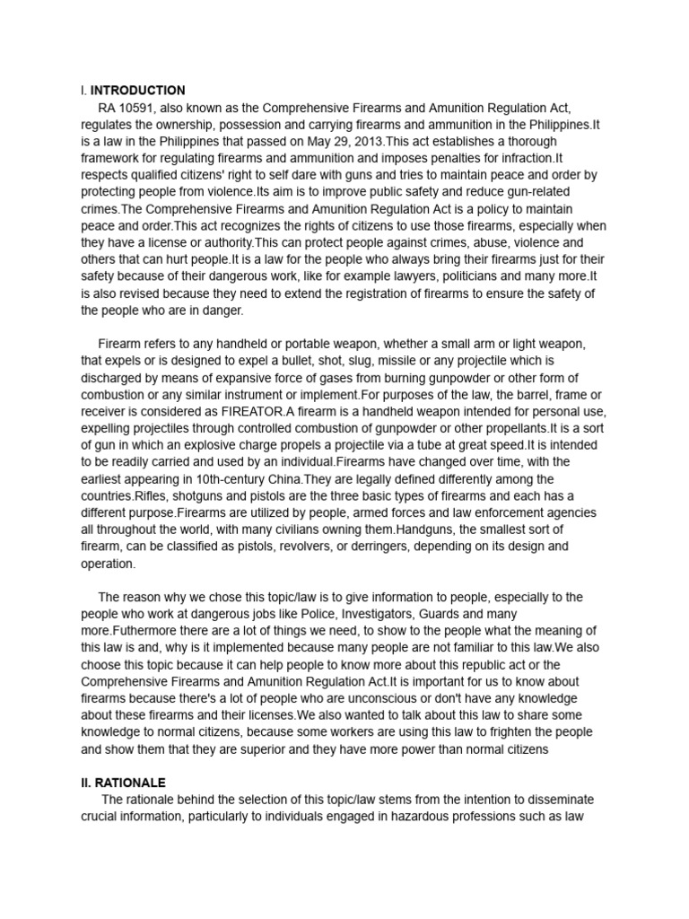 Integrative Paper | PDF | Firearms | Ammunition