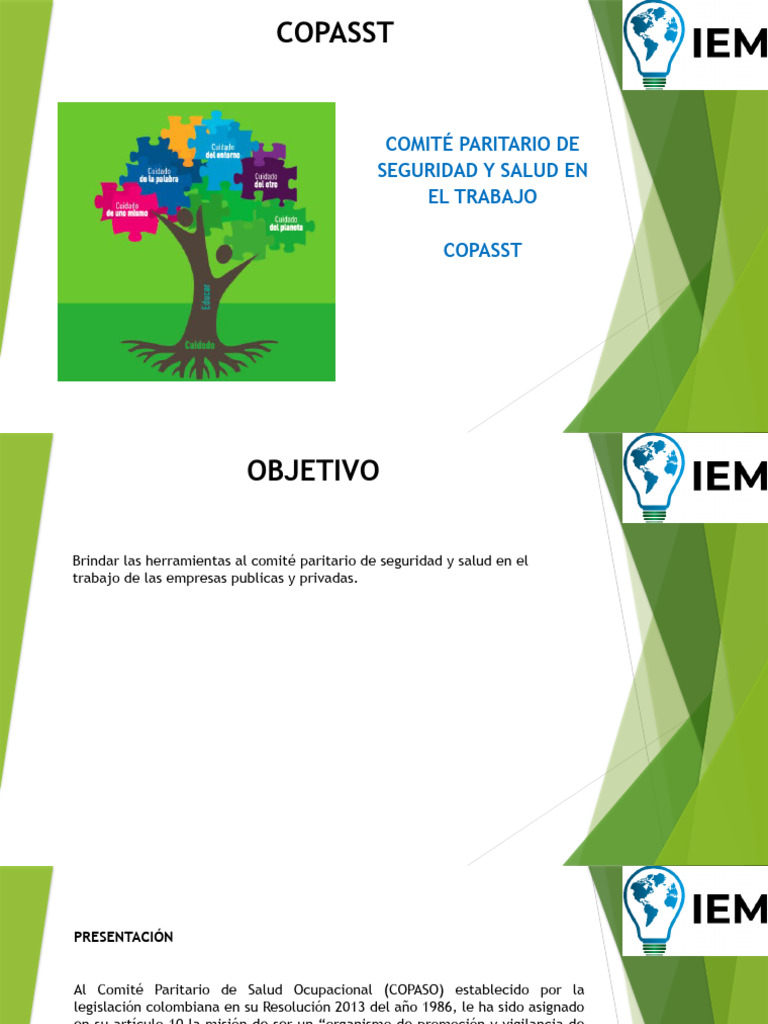 Guía sobre el COPASST en Colombia | PDF | Seguridad y salud ocupacional ...