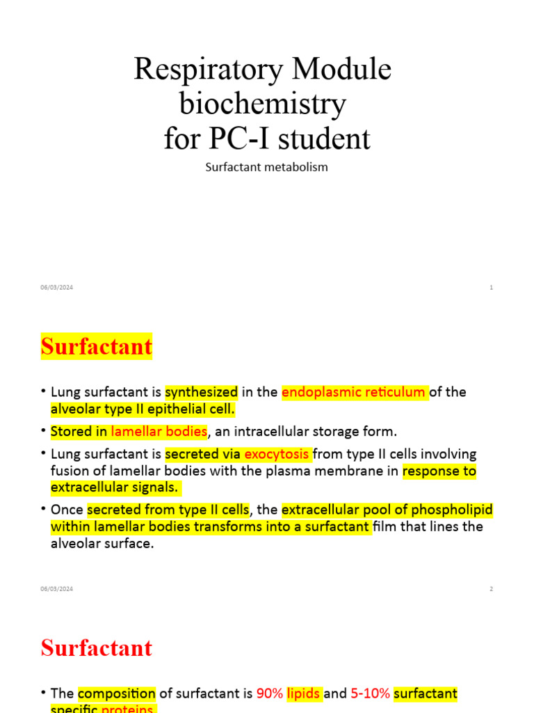 Respiratory Module | PDF | Cell Biology | Biochemistry