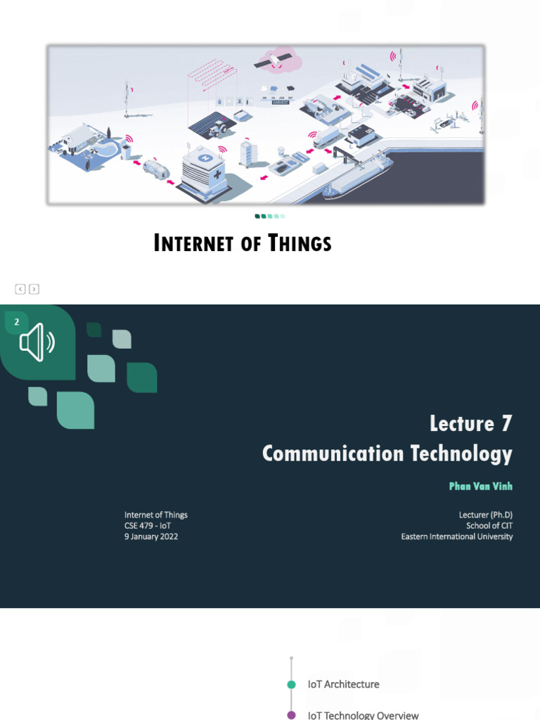 Lec7-Communication Technology | PDF | Ieee 802.11 | Bluetooth