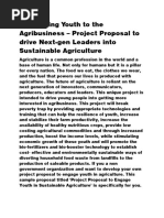 Agricultural Farming Project Proposal | PDF