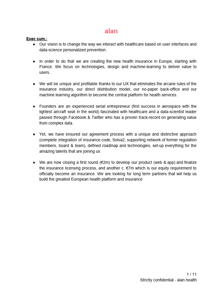 alan-insurance-presentation-document-201601-shared | Download Free PDF ...