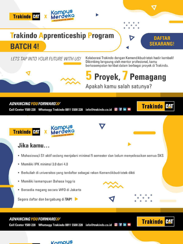 Trakindo Apprenticeship Program Batch 4 1717389859 | PDF