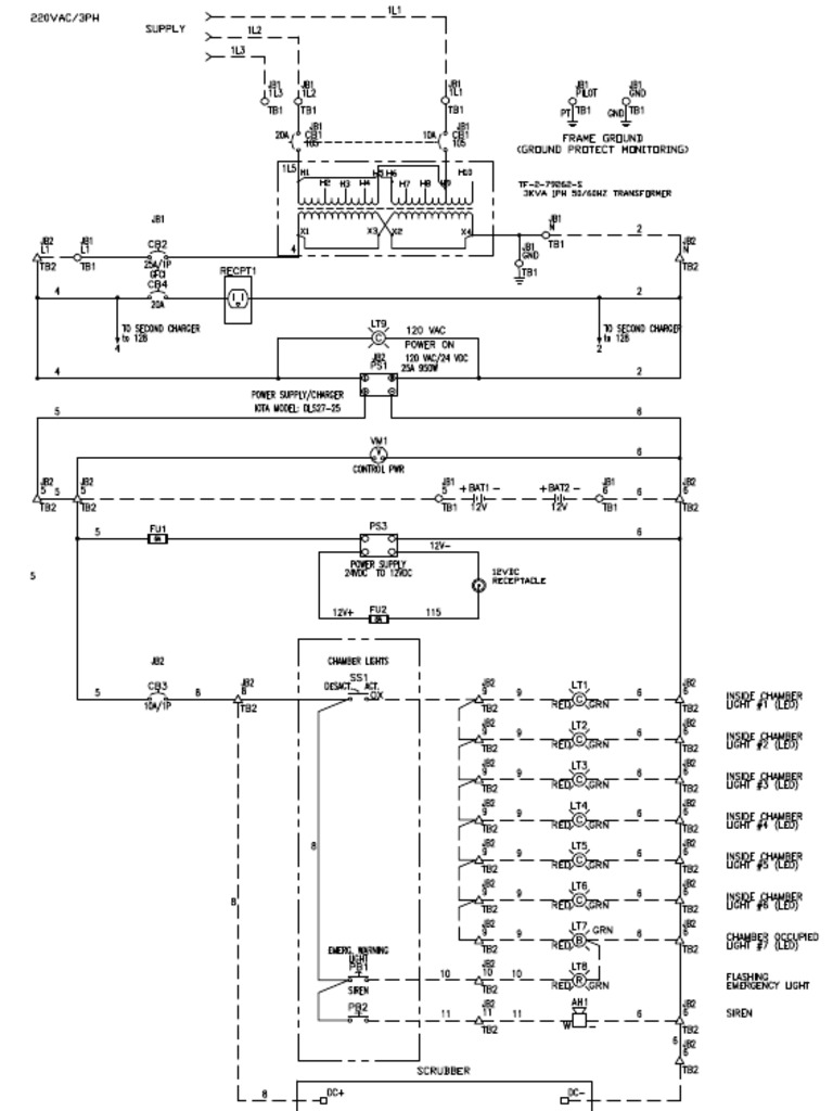 Diagrama Electrico De La Camara De Refugio Parte 1 Pdf