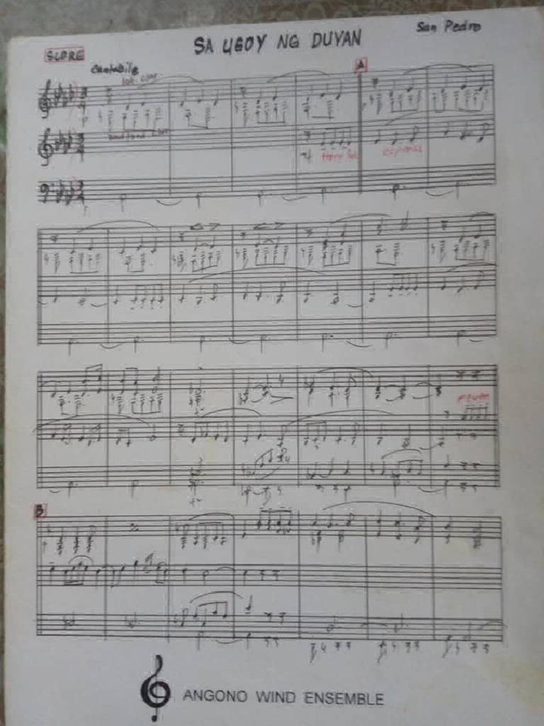 Sa Ugoy NG Duyan Arr. Lucio San Pedro | PDF