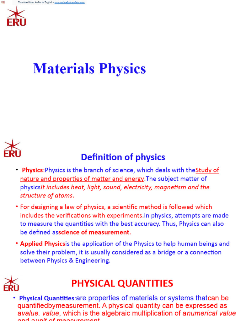 Lecture 1 (1).ar.en | PDF | International System Of Units | Mole (Unit)