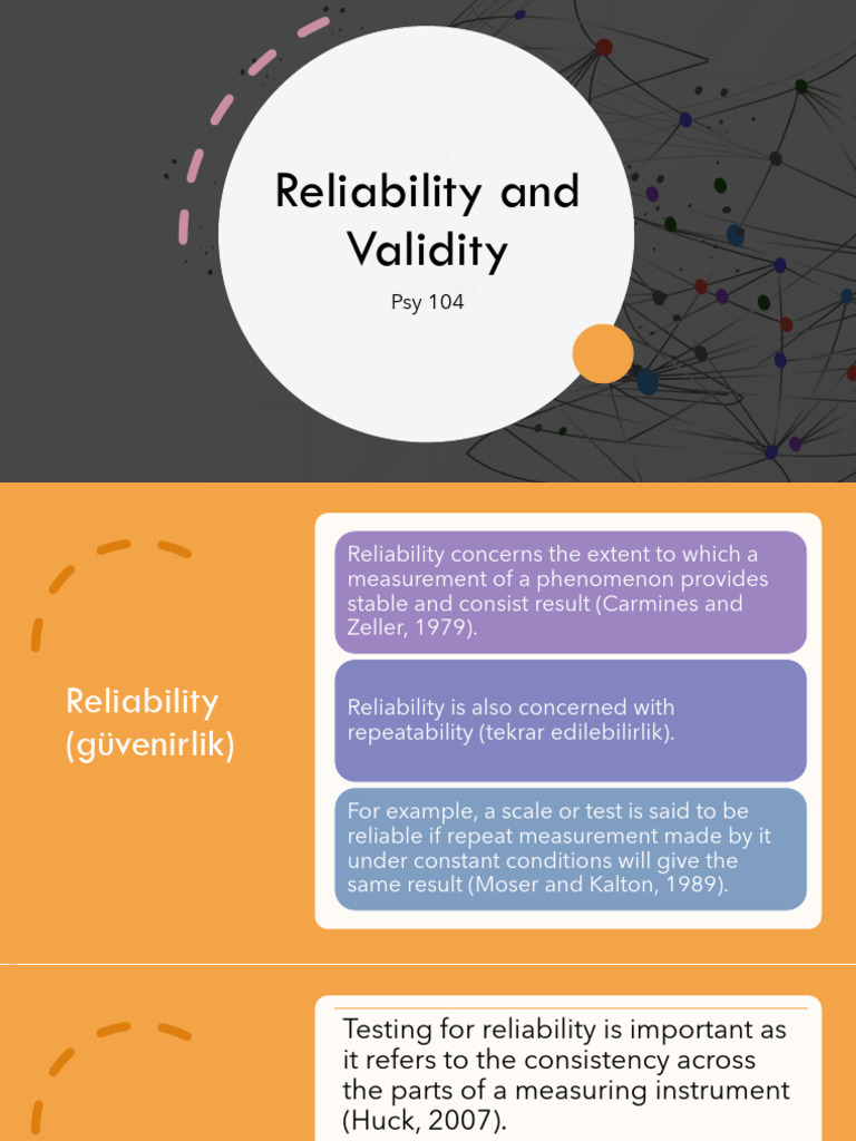 Reliability and Validity Explained | PDF | Validity (Statistics ...