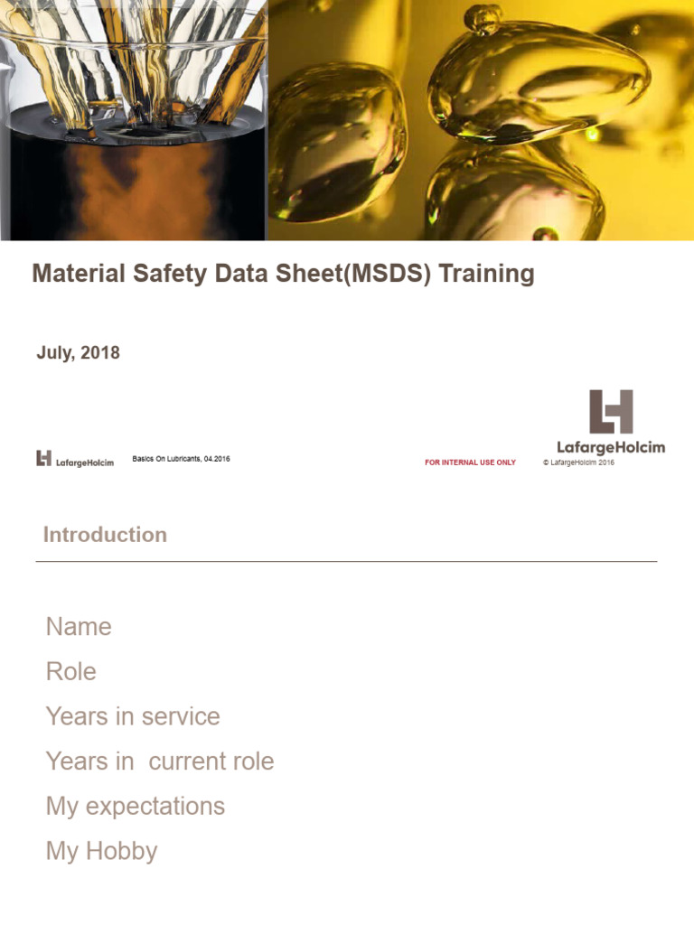 Msds Training Mobil Dte 25 | PDF | Waste Management | Waste