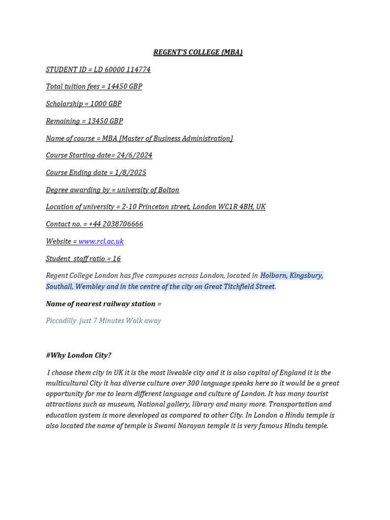 Sahil Regent Collage (MBA) | Download Free PDF | Master Of Business ...