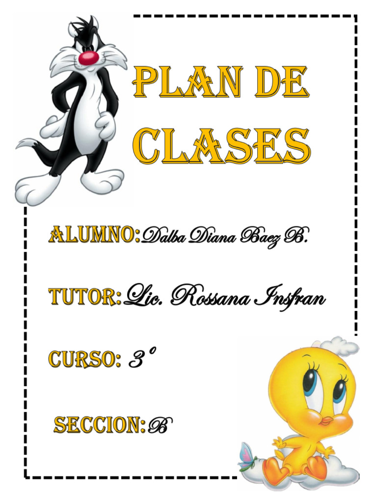 Portada Plande clases | PDF