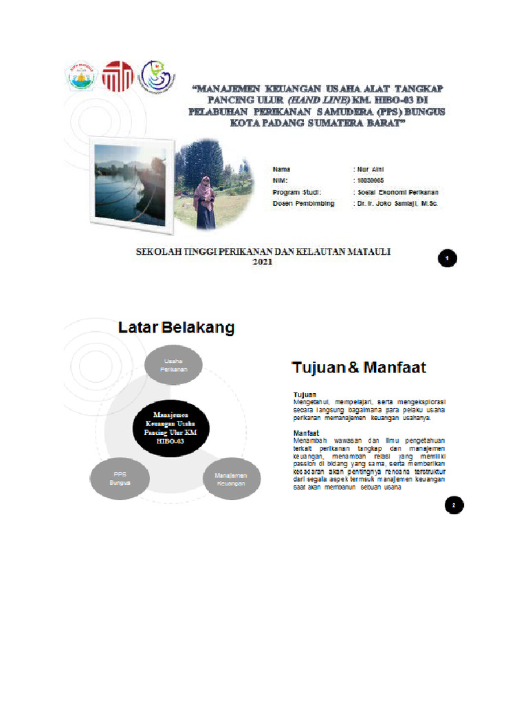 PPT & Poster Magang (Nur Aini) | PDF