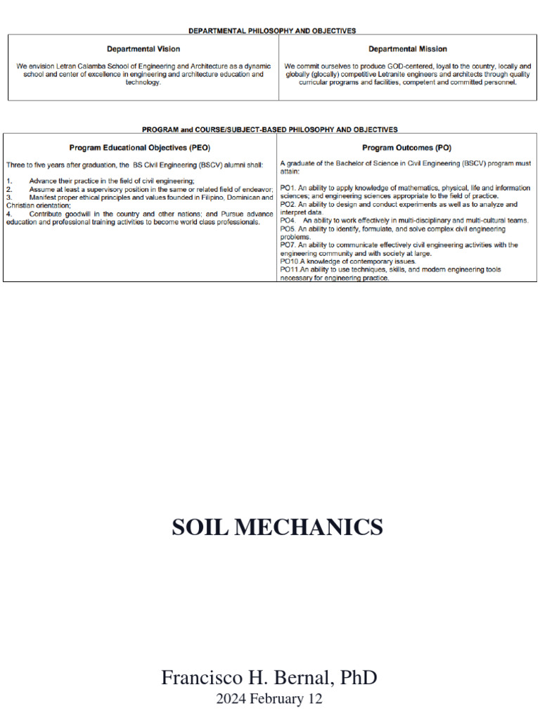 2024 02 12 Introduction To Soil Mechanics | PDF | Geotechnical ... 2024 02 12 Introduction To Soil Mechanics | PDF | Geotechnical ...