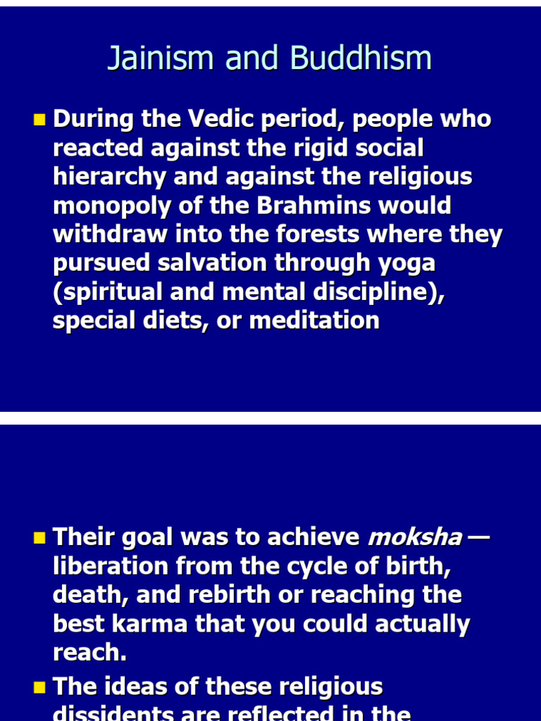 Jainism Buddhism | PDF | Noble Eightfold Path | Nirvana