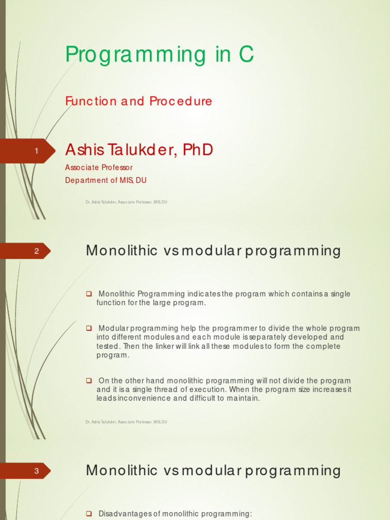 7 Functions | PDF | Parameter (Computer Programming) | Data Type