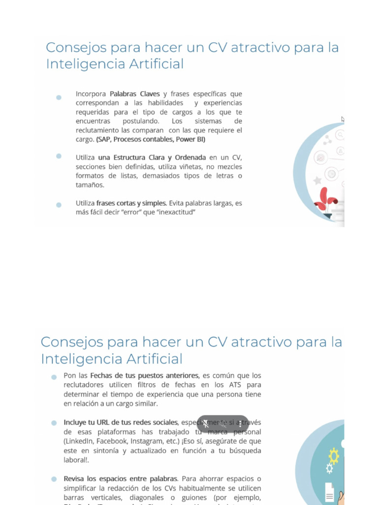 IA en CVs | PDF