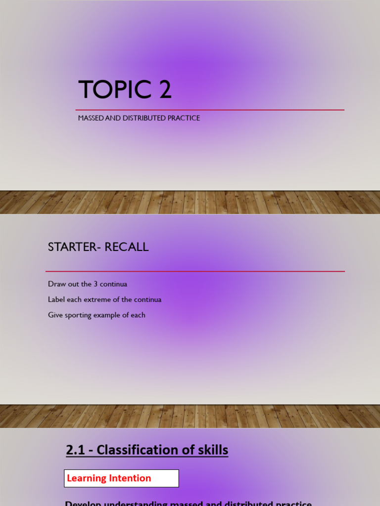 Massed vs. Distributed Practice Guide | PDF | Learning | Cognitive ...